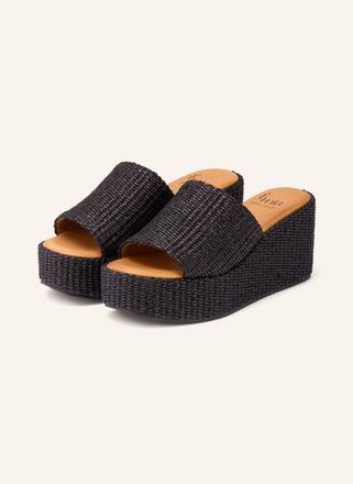 &Egrave; Mia &Egrave; Mia Plateau-Wedges schwarz