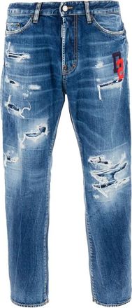 Dsquared2 Homme, Jeans, Bleu, Taille: XS Jeans slim-fit en coton pour hommes