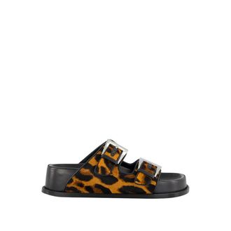 PARIS TEXAS Leopard Flache Sandalen - - Shoes - Damen - Mehrfarbig - 37 EU