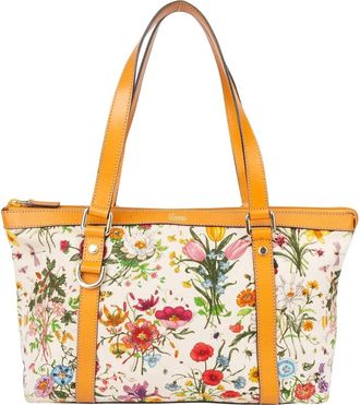 Gucci Crossbody Bags - Gucci Limited Floral Abbey Handbag - Gr. unisize - in Orange - für Damen