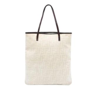 Fendi Pre-owned Canvas Tote - - Pre-owned - Damen - Beige - ONE SIZE