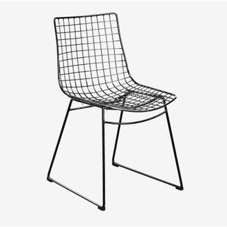 Sklum Sklum - Chaise de salle à manger en acier Renee Noir