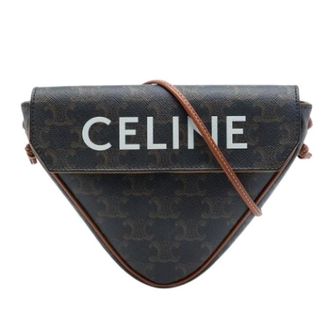Celine Pre-owned Vintage Canvas Crossbody Bag - - Pre-owned - Damen - Braun - ONE SIZE