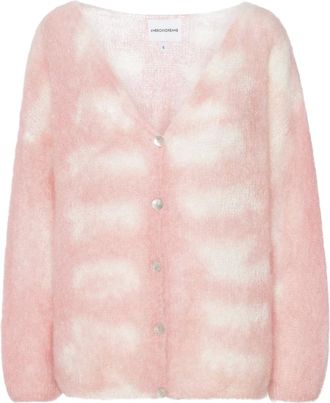 Americandreams Americandreams, Femme, Pulls, Rose, Taille: 42 FR Cornelia LS Cardigan