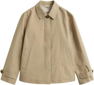 GANT Femme, Vestes, Beige, Taille: 40 FR Short Raincoat
