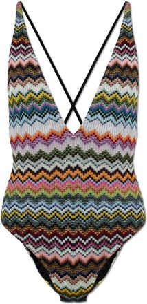 Missoni Femme, Maillots de bain, Multicolore, Taille: 38 FR Maillot de bain une pi&egrave;ce avec fil Lurex