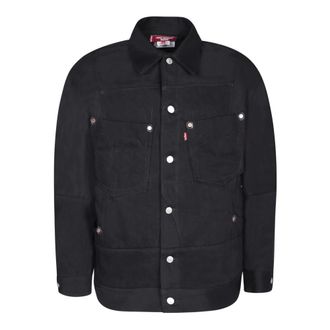 Junya Watanabe Homme, Vestes, Noir, Taille: M Wlj910 Overshirt