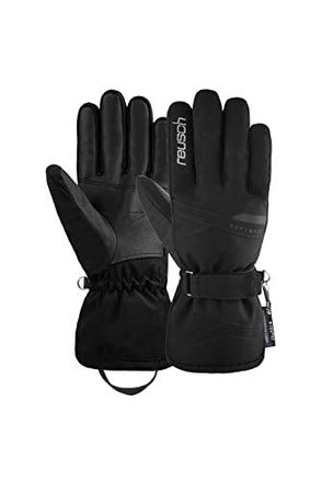 Reusch Hannah R-tex XT imperméables grâce à Primaloft Gold Isolation très Chaude Ski Sport Gants de Neige dhiver, 7702 Noir/argenté, 7.5 (EU) Femme