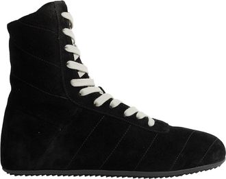 Rick Owens Tower Quilted Minimal High Sneaks