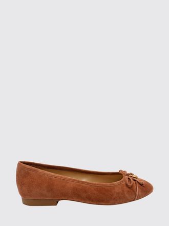 Michael Kors Ballerines Piper Flex en daim avec naud et logo MK