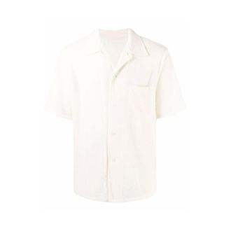 Our Legacy Homme, Chemises, Blanc, Taille: XL Chemise Box Textur&eacute;e