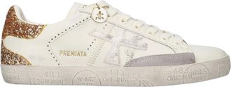 Premiata Femme, Chaussures, Blanc, Taille: 40 EU Steven Baskets