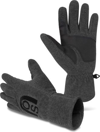 Normani Thinsulate Herren Fleece Handschuhe mit Fleecef&uuml;tterung - sch&ouml;n warm f&uuml;r kalte Tage Farbe Nuuk Anthrazit Gr&ouml;&szlig;e M