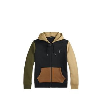 Polo Ralph Lauren Sweat &agrave; capuche zipp&eacute; en coton m&eacute;lang&eacute;