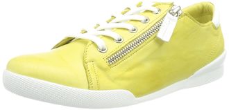 Andrea Conti Damen 0347839 Sneaker, Limone/Weiss, 39 EU