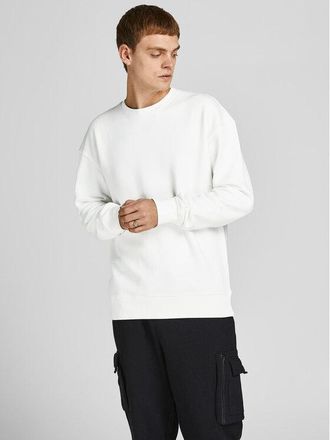 Jack & Jones Jack & Jones Sweatshirt Star 12208182 Weiß Relaxed Fit