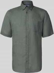 Christian Berg Regular Fit Freizeithemd aus Leinen