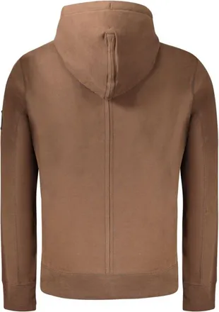 Calvin Klein Cotton Fleece Hoodie - Brown