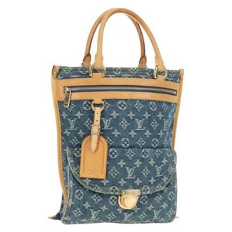 Louis Vuitton Pre-owned Vintage Monogram Denim Hand Bag - - Pre-owned - Damen - Blau - ONE SIZE