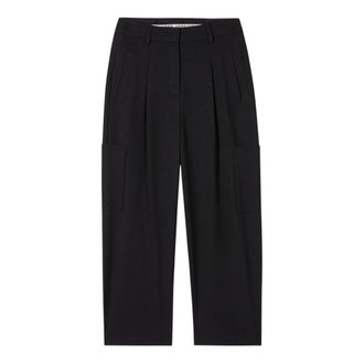 Luisa Cerano Wide Leg Hose - - Trousers - Damen - Schwarzk - L