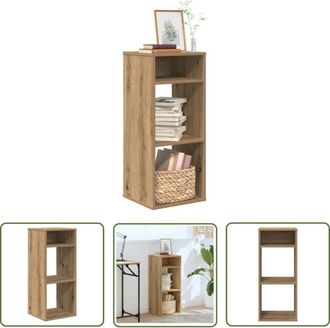 vidaXL The Living Store - vidaXL B&uuml;cherregal Artisan-Eiche 34x31x80 cm Holzwerkstoff