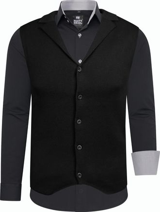 Rusty Neal Hemd mit Weste 2-teilig