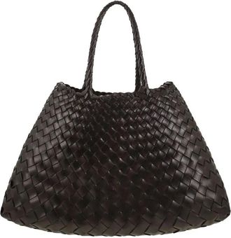 Dragon Diffusion Shopper & Totes - Santa Croce Small - Woven Leather Bag - Gr. unisize - in Schwarz - f&uuml;r Damen