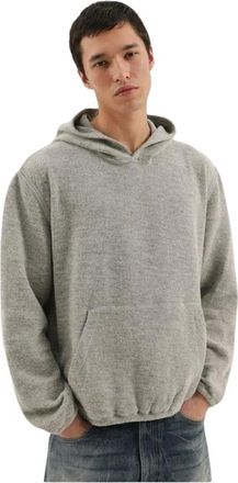 1989 STUDIO 1989 Studio, Homme, Sweatshirts et sweats &agrave; capuche, Gris, Taille: L Sweat &agrave; capuche en maille textur&eacute;e