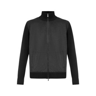 Gran Sasso Homme, Sweatshirts et sweats &agrave; capuche, Noir, Taille: 3XL Zip-throughs