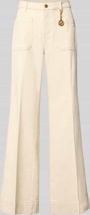 Michael Kors High Rise Bootcut Fit Stoffhose aus Baumwoll-Mix