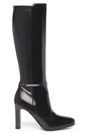 Nero Giardini Bottes hautes en Nappa. Fabriqu&eacute; en Italie, Noir, 37 EU