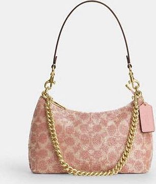 Coach Teri Schultertasche Aus Signature-Satin