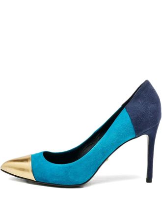 Gucci escarpins en daim 95 mm - Bleu
