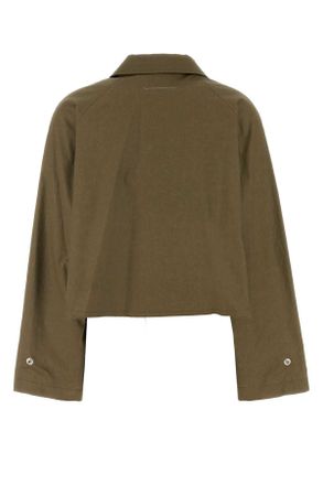 Maison Margiela Stretch Cotton Jacket - Khaki