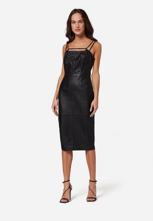 Ricano Lederkleid Neckless Dress Hochwertiges Lammleder