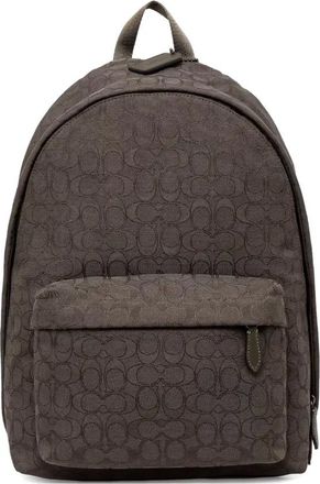 Coach sac &agrave; dos &agrave; motif monogramm&eacute; - Vert
