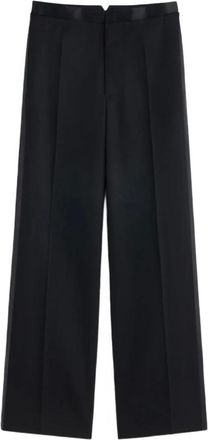 Maison Margiela S29Ka0413 M35859 Pantalon Large - Femme - Pantalons - Noir - Taille: 46 FR