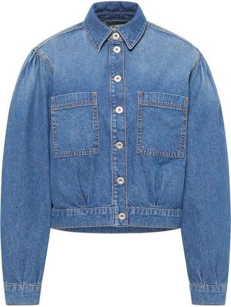 Mustang Jeans Jeansjacke Style Marietta Cropped mit Kentkragen