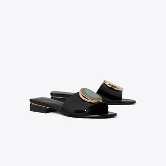 Tory Burch Patos Slide mit Absatz