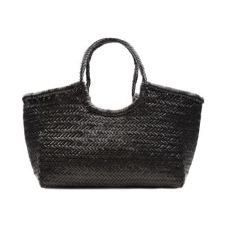 Dragon Diffusion Handgewebte Schwarze Ledertasche - - Bags - Damen - Schwarzk - ONE SIZE