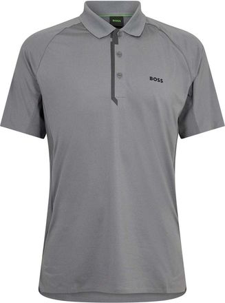 HUGO BOSS Paddytech Poloshirt f&uuml;r Herren, Raglan&auml;rmel (Dunkelbeige)
