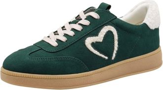 Marco Tozzi Marco Tozzi by Guido Maria Kretschmer Damen Sneaker flach mit weichem Innenfutter Bequem, Gr&uuml;n (Bottle Comb), 41 EU