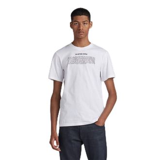 G-Star G-Star RAW Herren Poem Slim T-Shirt, Wei&szlig; (White D23902-336-110), XXL