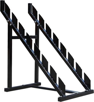 Generic Fliesenst&auml;nder, 8-stufiger, Bodenmontierter Fliesenst&auml;nder, Vertikale Stahlausstellungen, for Ausstellungsr&auml;ume Von Einzelhandelsgesch&auml;ften, Platzspar