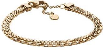 Skagen Bracelet multirang Merete en acier inoxydable doré, pour femme, SKJ1861710