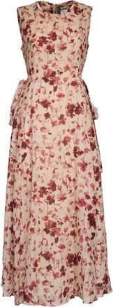 Max Mara Femme, Robes, Multicolore, Taille: 38 FR Robe sans manches &agrave; col rond