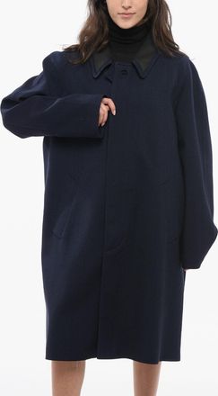 Maison Margiela Einreihiger Mantel aus Wollmischung Maison Margiela