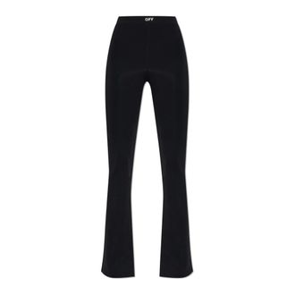 Off-white Femme, Pantalons, Noir, Taille: 42 FR Pantalon &Eacute;vas&eacute;