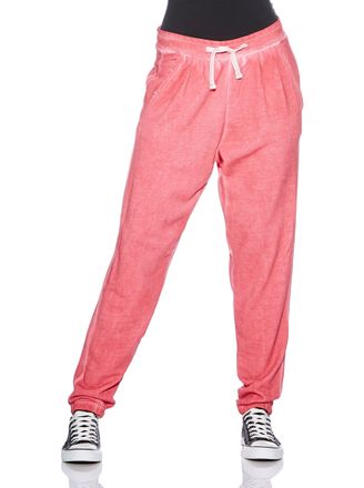 Urban Classics Damen Ladies Spray Dye Sweatpant Sporthose, per Pack Rosa (Fuchsia 00106), W27(Herstellergröße: S)