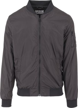 Urban Classics Herren Light Jacket Bomber Jacke, Schwarz, XL EU